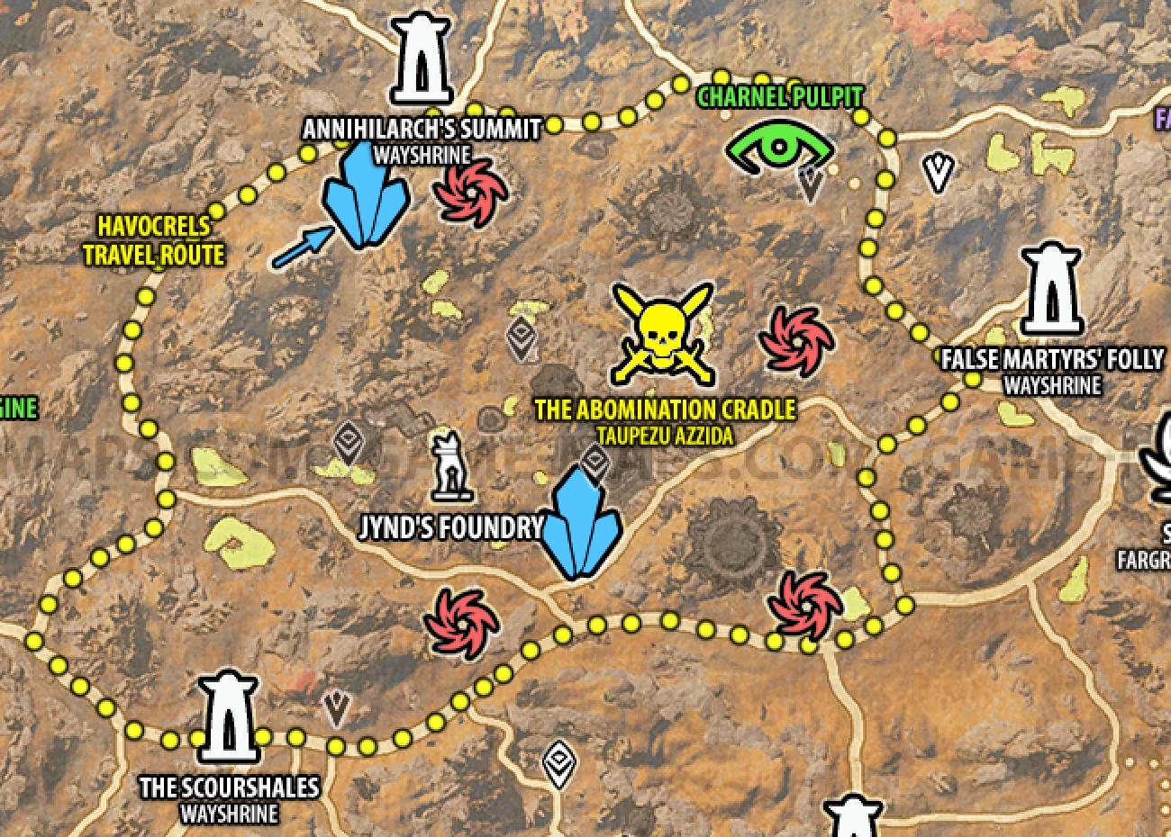 Eso Deadlands Treasure Map